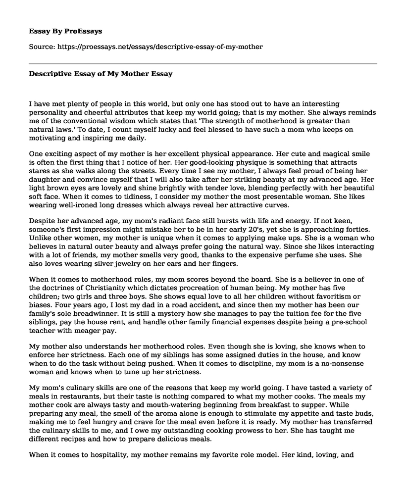Descriptive Essay Of My Mother Free Essay Term Paper Example Descriptive Essay Of My Mother Free Essay Term Paper Example